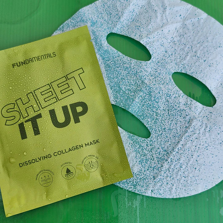Fundamentals Sheet It Up Dissolving Collagen Mask – Cozmetica