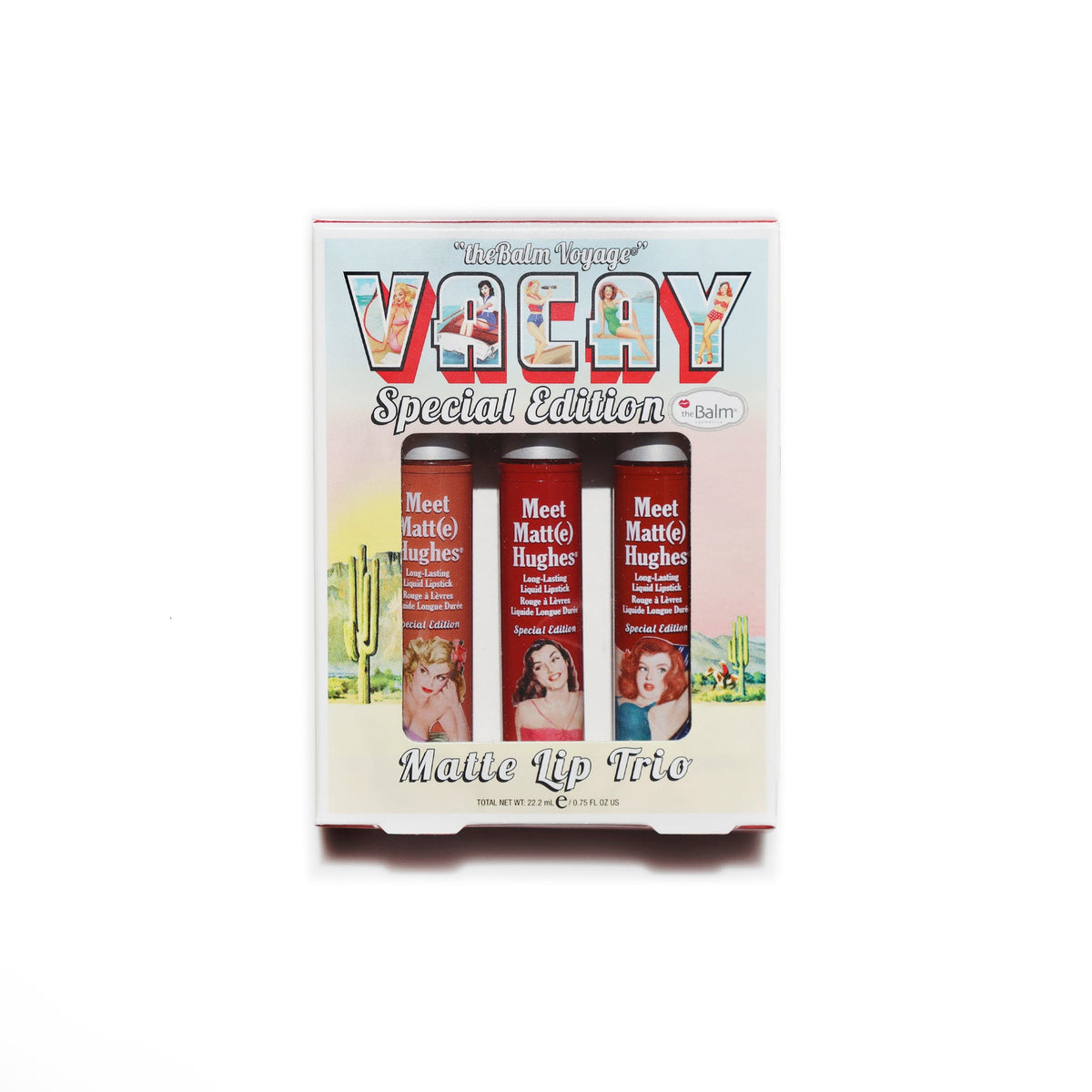 The Balm Vacay Lip Trio - Model Roz x theBalm – Cozmetica